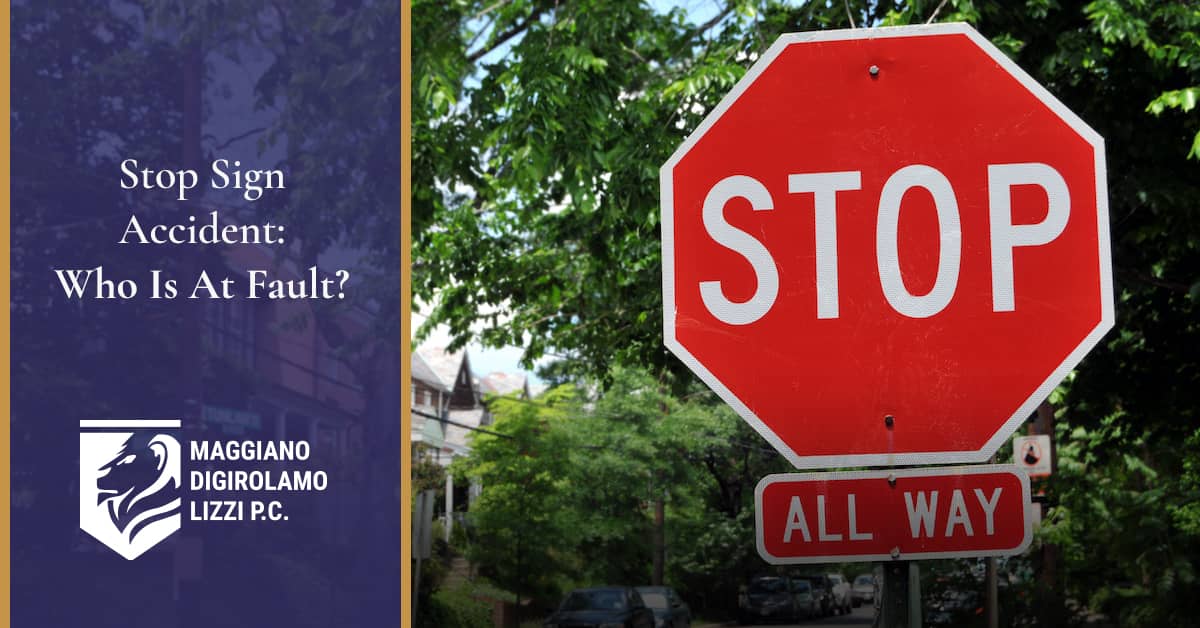 Stop Sign Accident: Who Is At Fault? | Maggiano, DiGirolamo & Lizzi P.C.